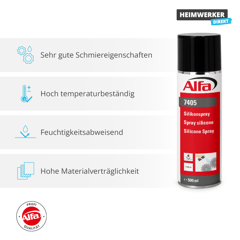 Silikonspray 500 ml Trenn- und Pflegemittel | Schmiermittel